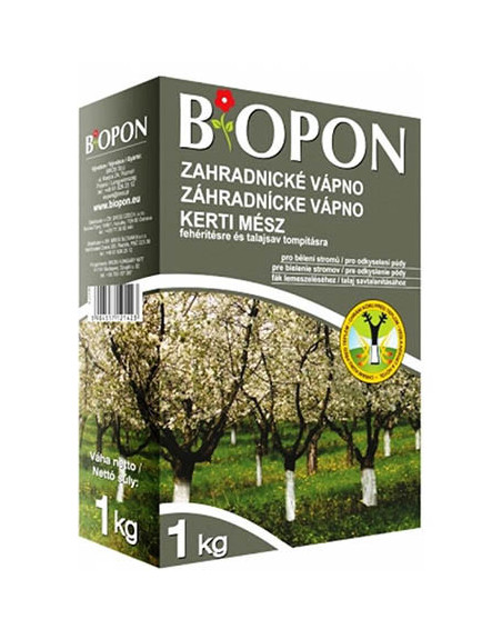 Vápno zahradnické 1kg - BOPON